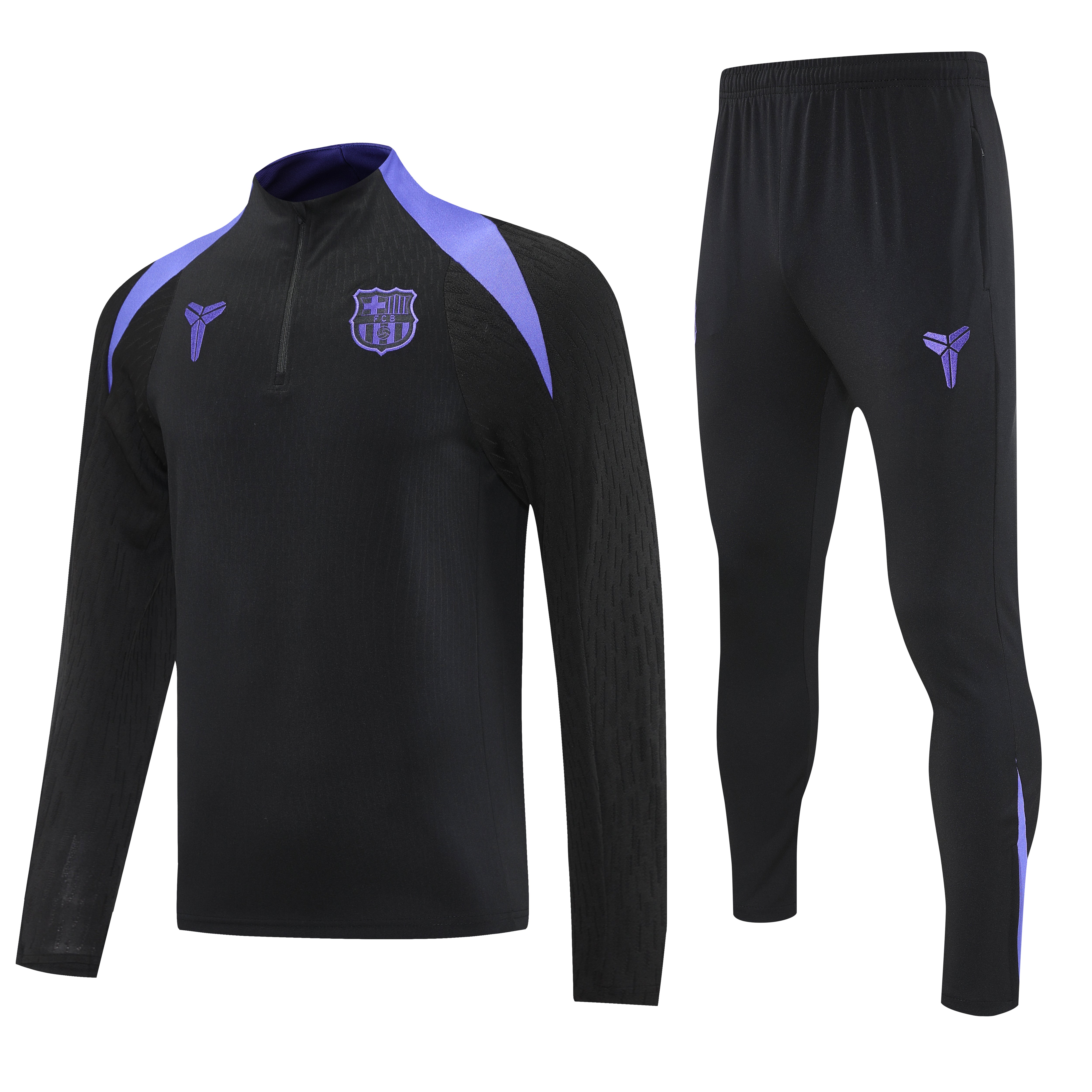 FCB Tracksuit - Black & Purple 2025 – The Kit Yard