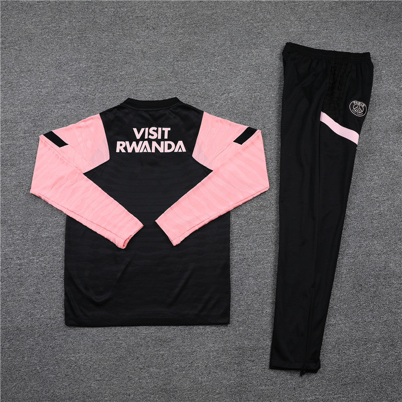 PSG Tracksuit Black & Pink – The Kit Yard